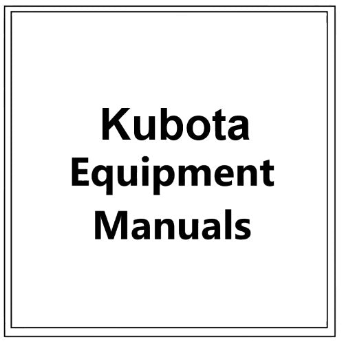 Kubota PDF Manuals: Service, Parts, and Operator Guides, USA