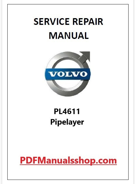 Volvo PL4611 Pipelayer Pdf Repair and Service Manual